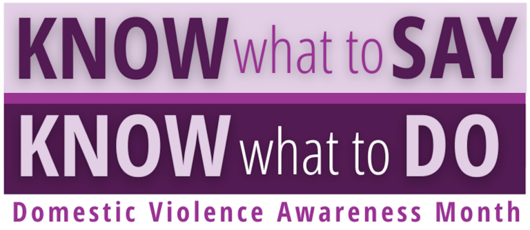 Domestic Violence Awareness Month