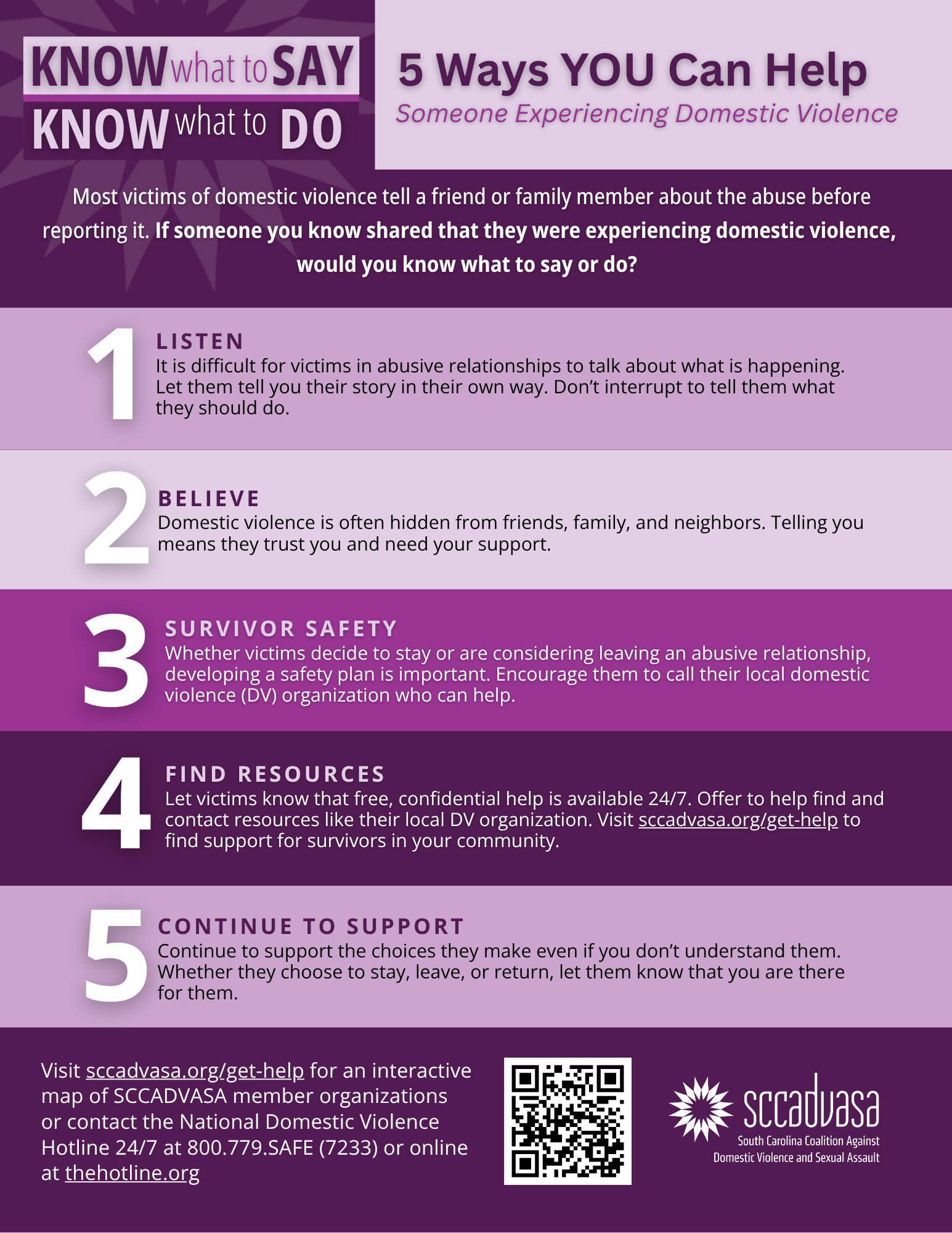 Domestic Violence Awareness Month